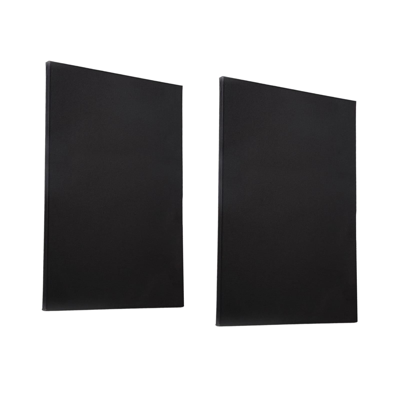 balikha 2Pcs Blank Canvas Board Black Canvas Cotton s Art Supplies ...
