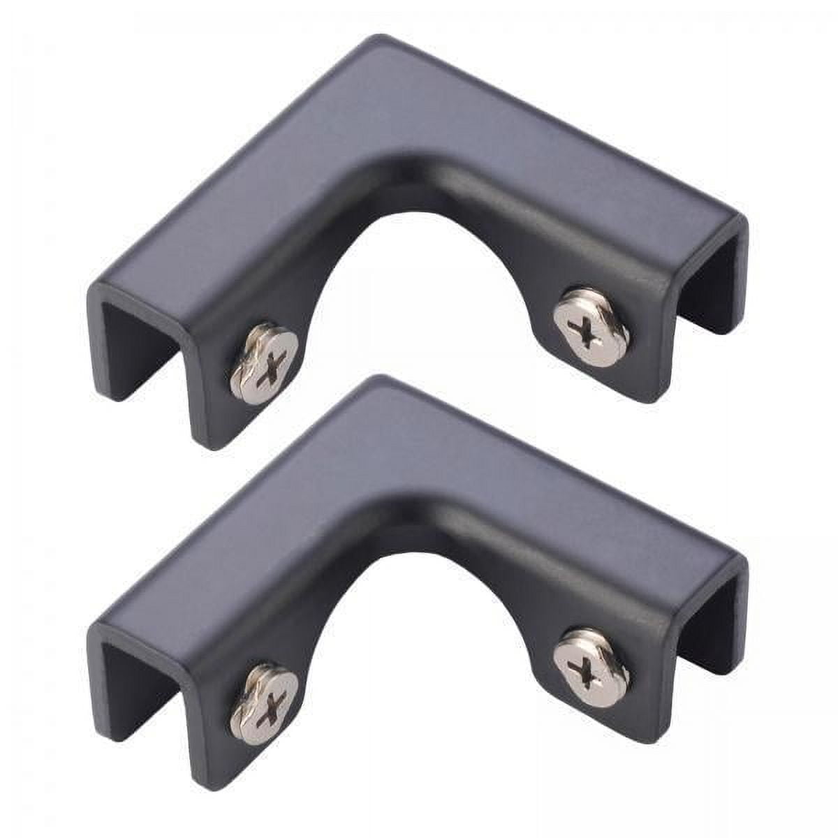 balikha 4x2 Pieces Glass Connector Clip Corner Guards for Glass Display ...