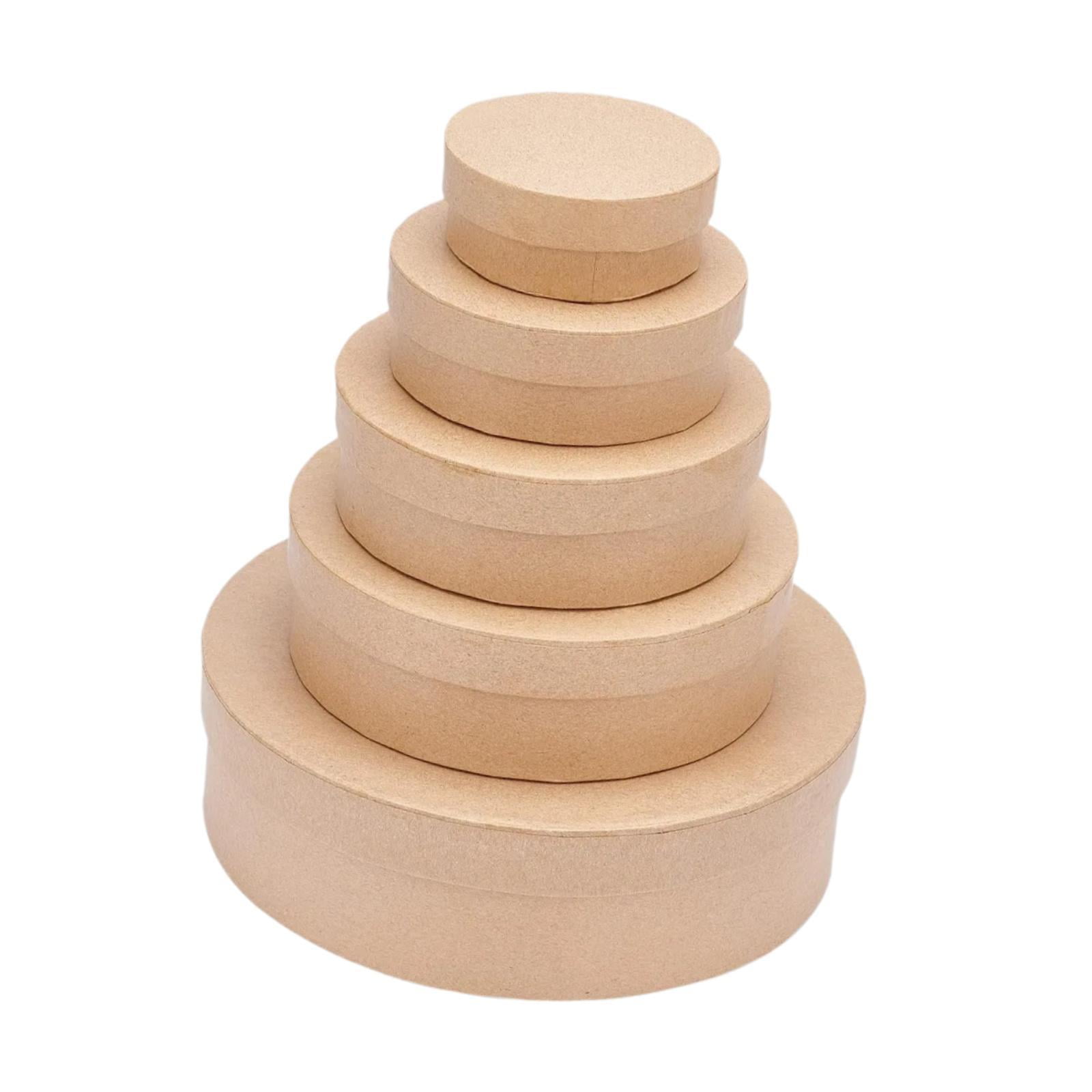 balikha 5 Pieces Gift Boxes Paper Box Empty DIY Sweets Cookie Container ...