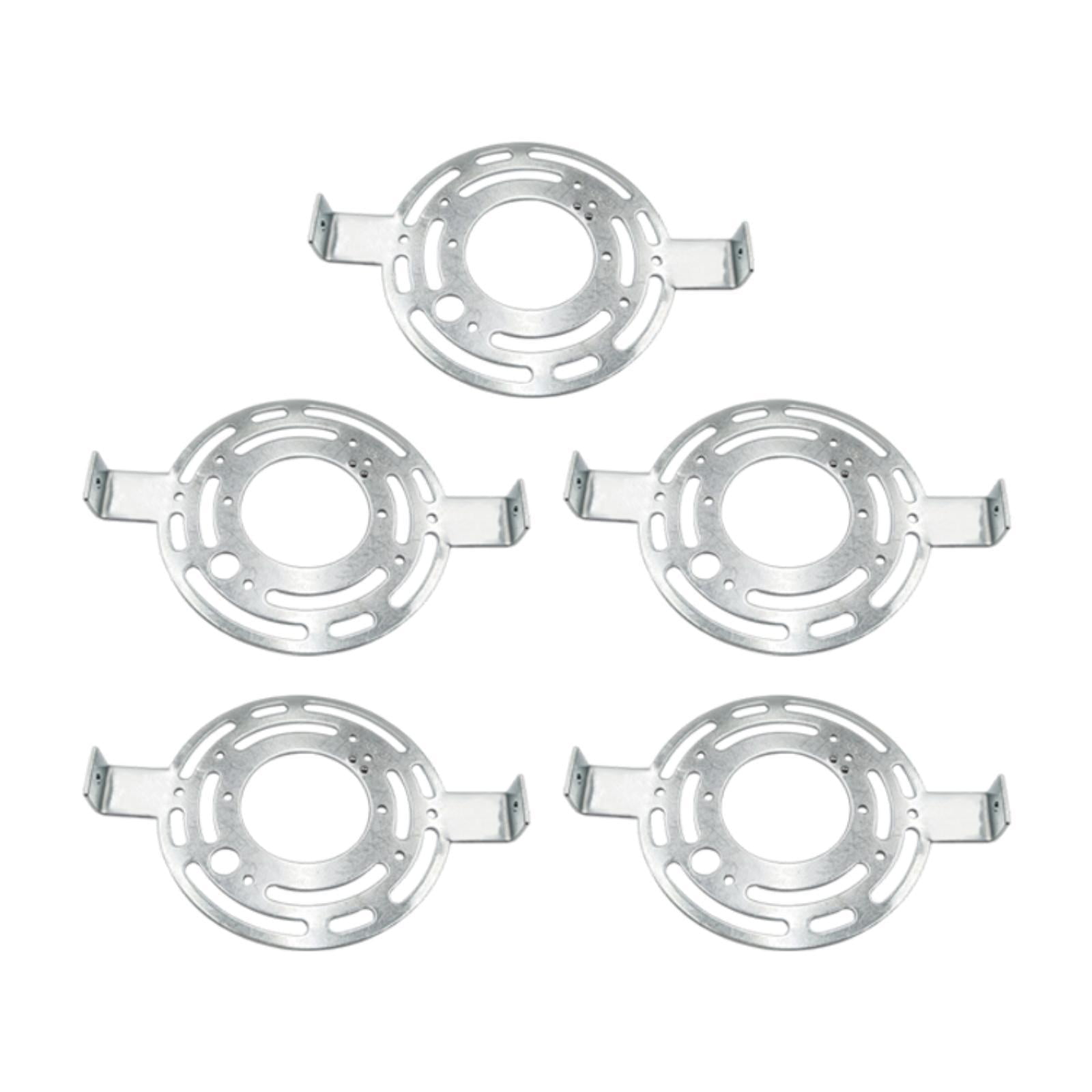 balikha 5Pcs Light Fixture Mounting Bracket, Round, Lightweight, Steel ...