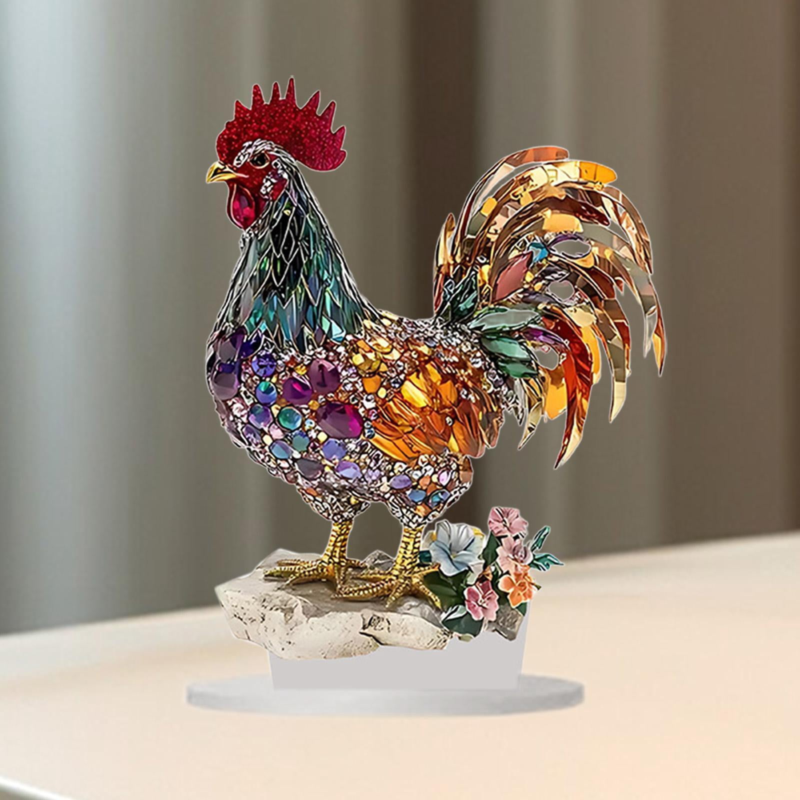 balikha Acrylic Chicken Ornament Party Decoration 2D DIY Easy ...