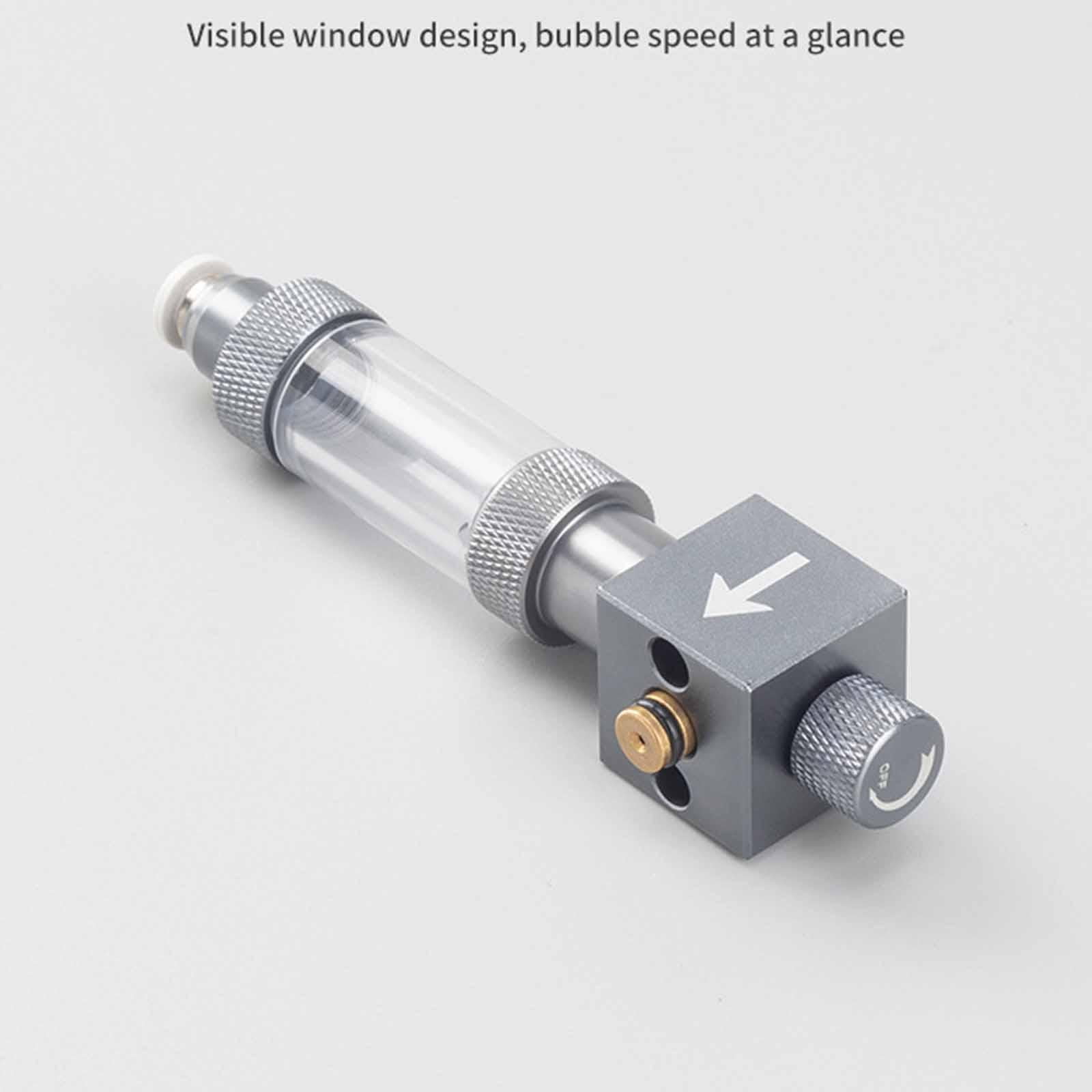 balikha Aquarium CO2 Bubble Counter Planted Acrylic Practical Quick Assemble Sturdy Bubble Gauge ...