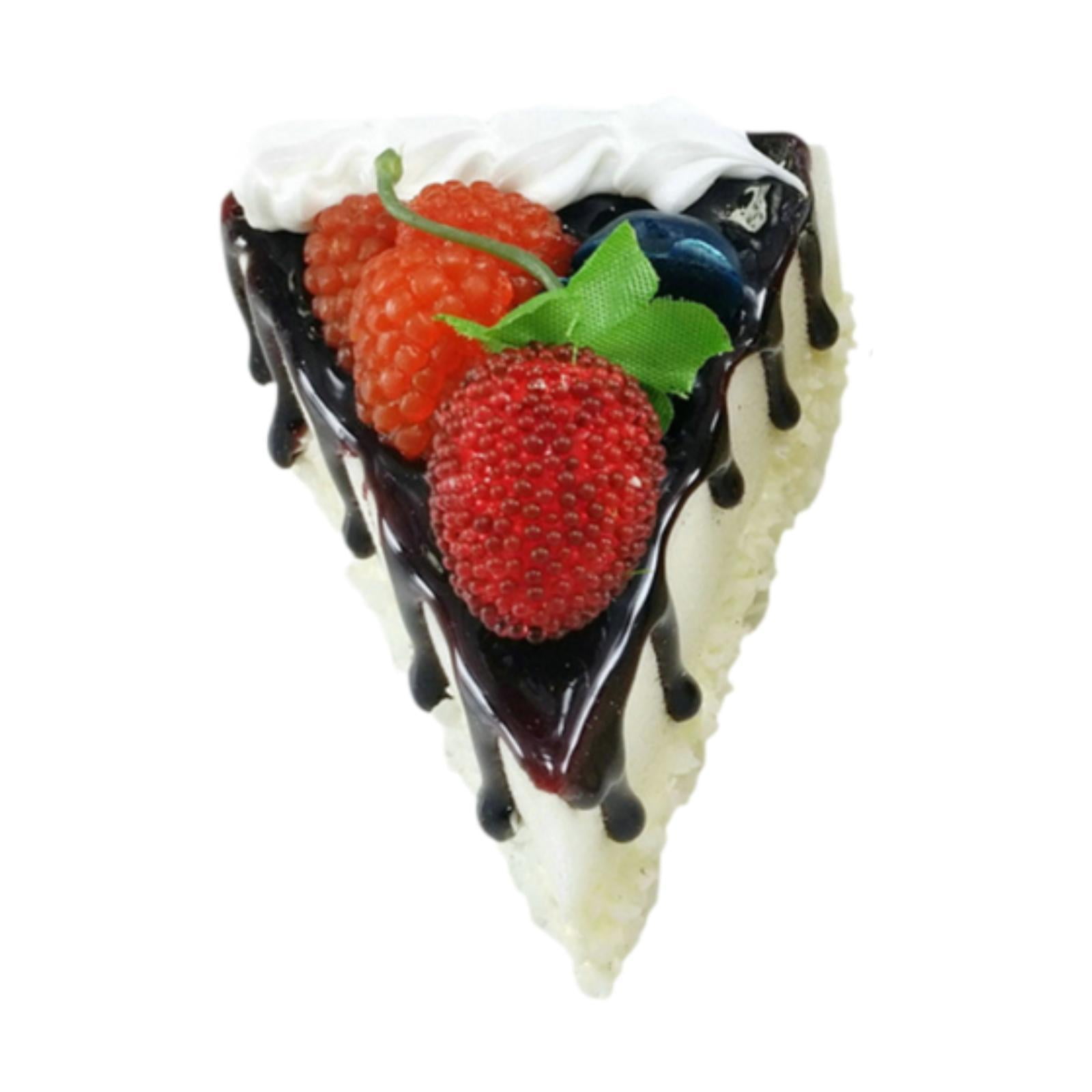 balikha Artificial Cake Slice ,Fake Slice Cake, Faux Desserts Cake ...