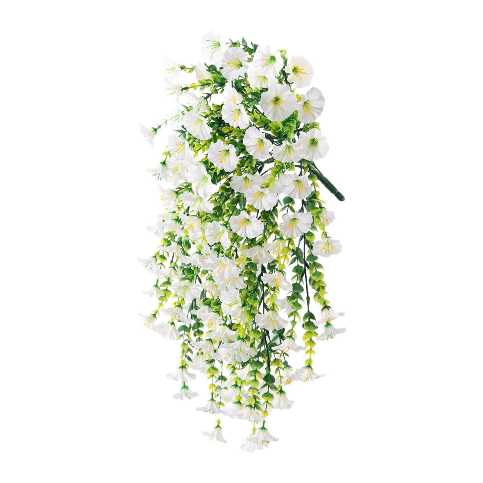 balikha Artificial Hanging Flowers Fake Wall Hanging Plants Floral ...