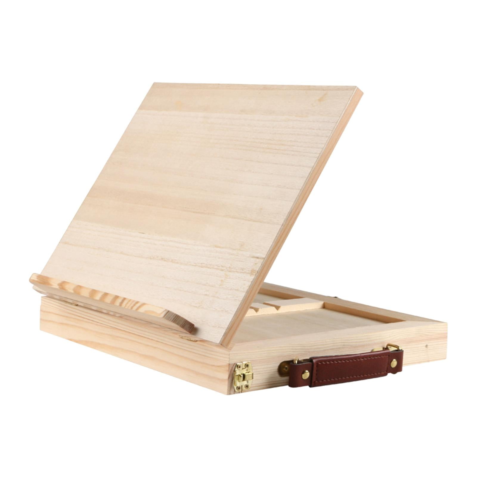 balikha Artist Supply Storage Box Desktop Easel with Handle Portable ...