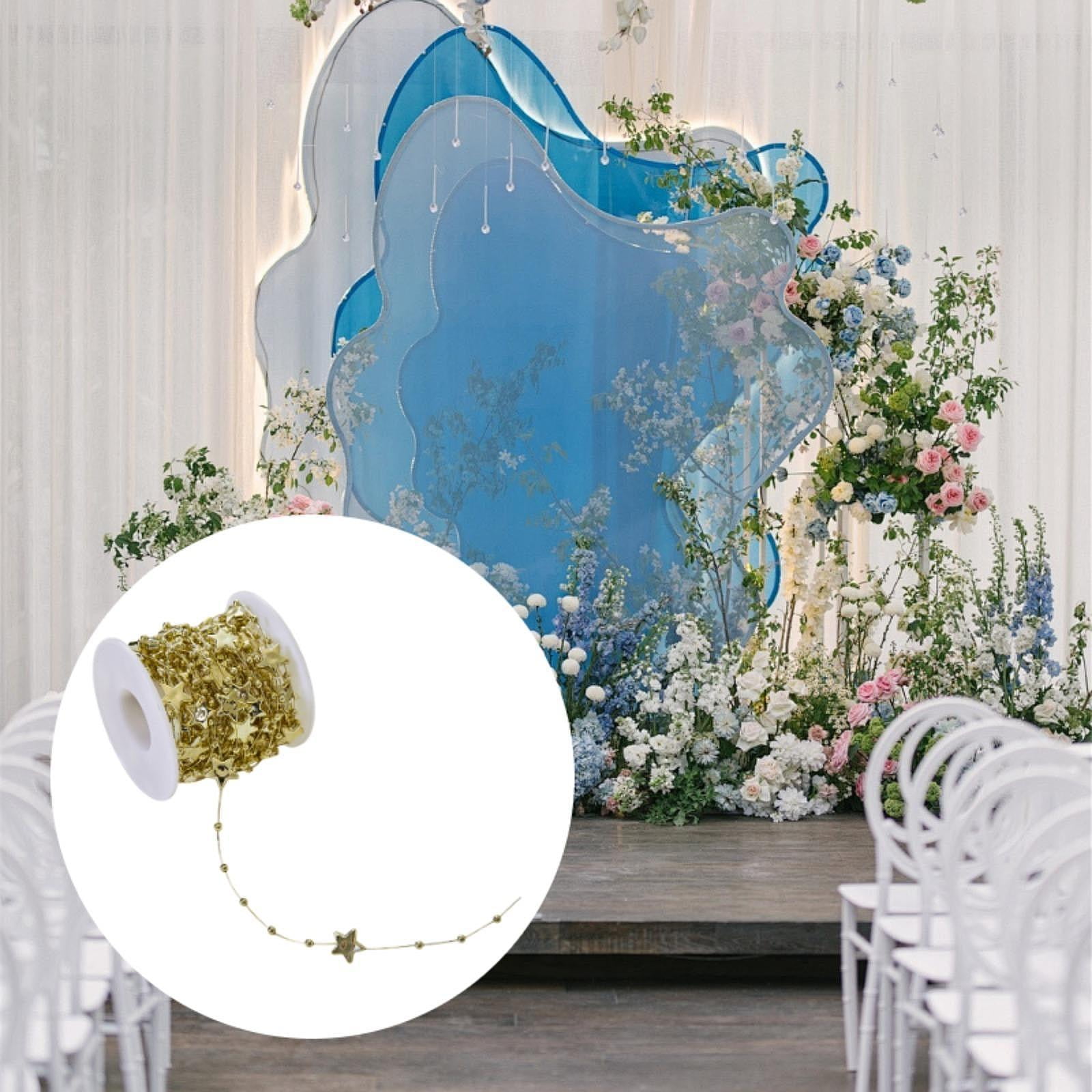 balikha Bead Garland for Christmas Tree 32.8ft Party Bead String Bead ...