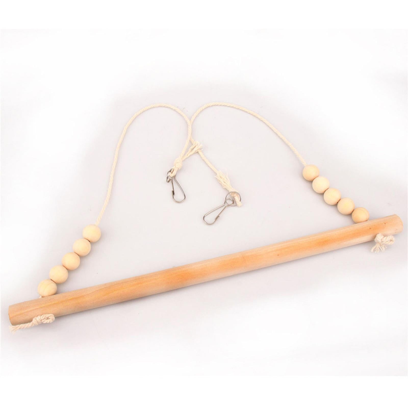 balikha Chicken Swing Parrot Perch Bead Deisgn Training 4ft Rope ...