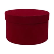 Walmart Large to Small Round Velvet Gift Boxes Set of 4, Red, Perfect ...