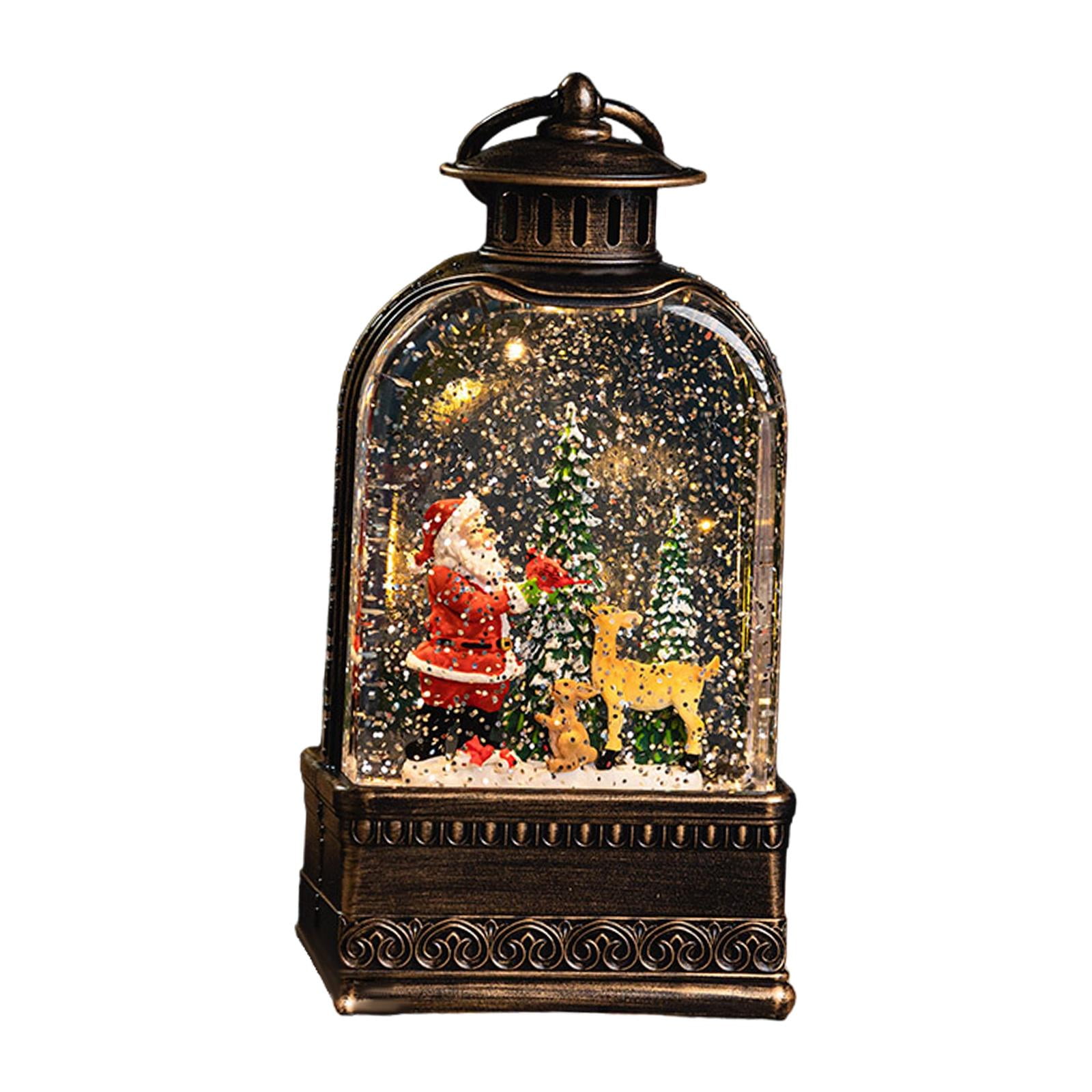 balikha Christmas Lantern Desktop Decoration Glitter Lantern Pathway ...