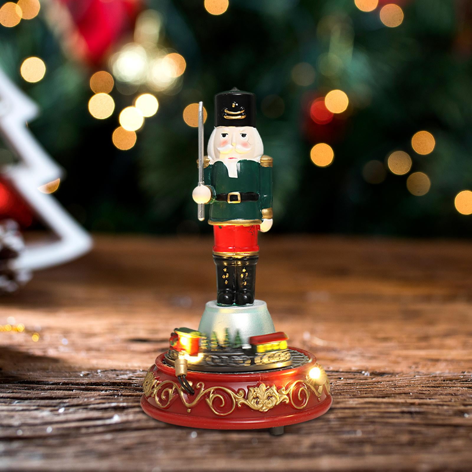 balikha Christmas Nutcracker Statue Resin Xmas Sculpture Ideal Gift ...