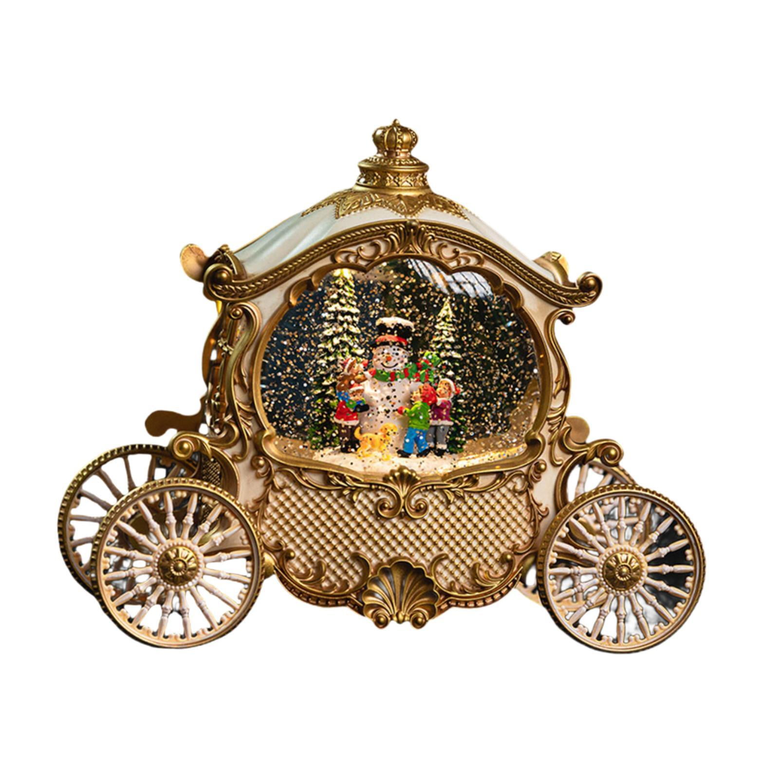 balikha Christmas Snow Globe Christmas Carriage Snow Globe Party Favors ...