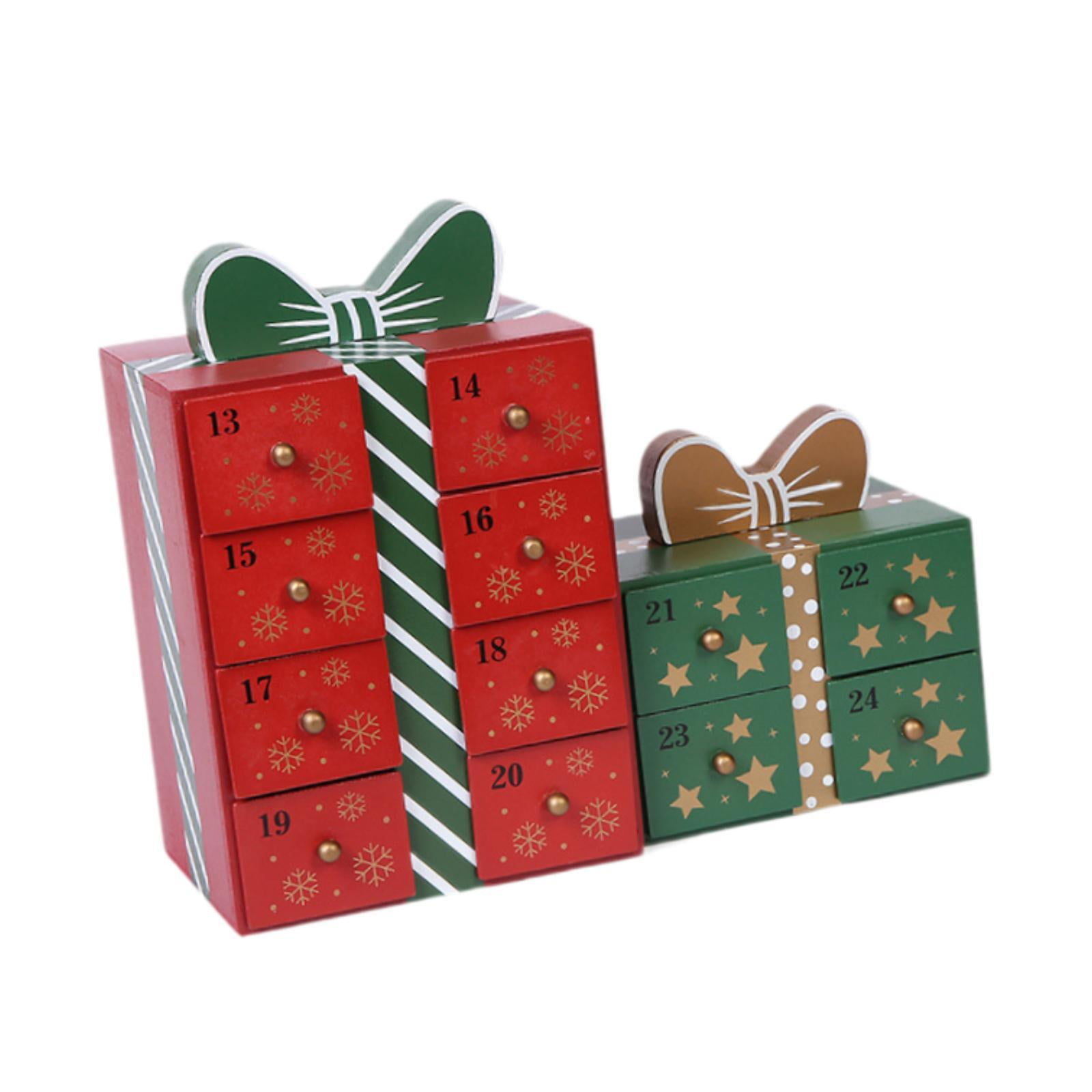 balikha Christmas Wooden Advent Calendar Wood Advent Calendar Gift to ...