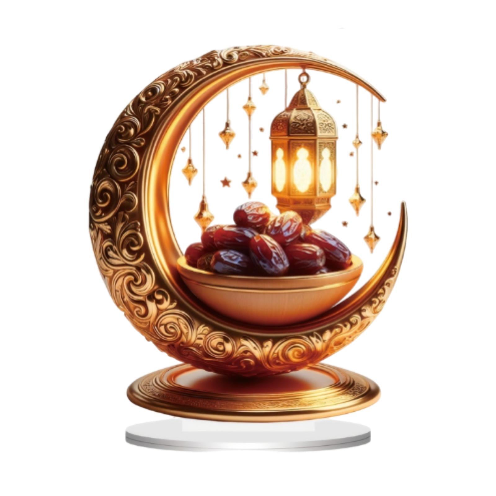 balikha Eid Mubarak Night Light Ramadan Moon Light Rustic Night Light ...