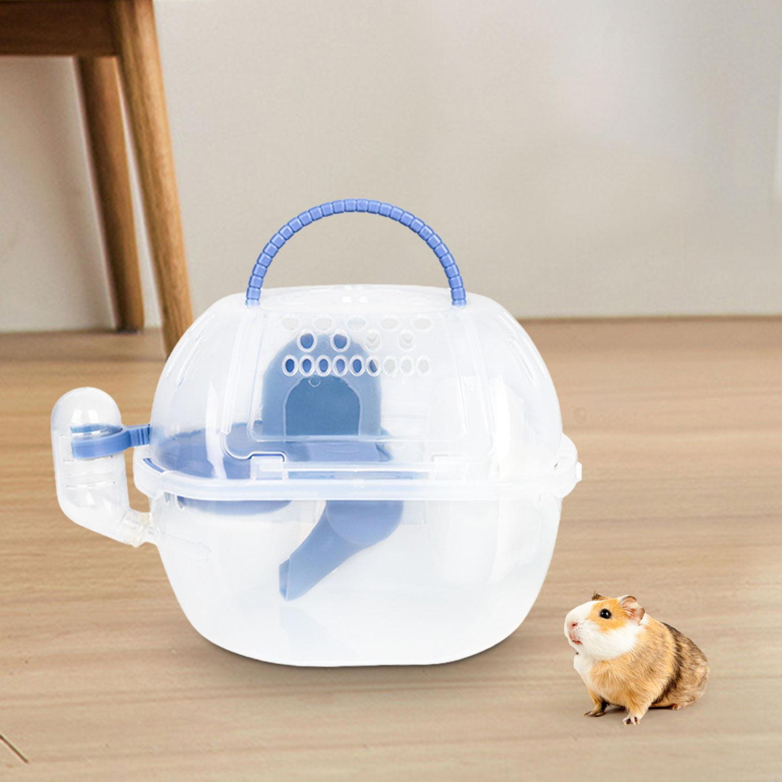 balikha Hamster Carry Case Cage Pet Outgoing Cage for Dwarf Hamster ...