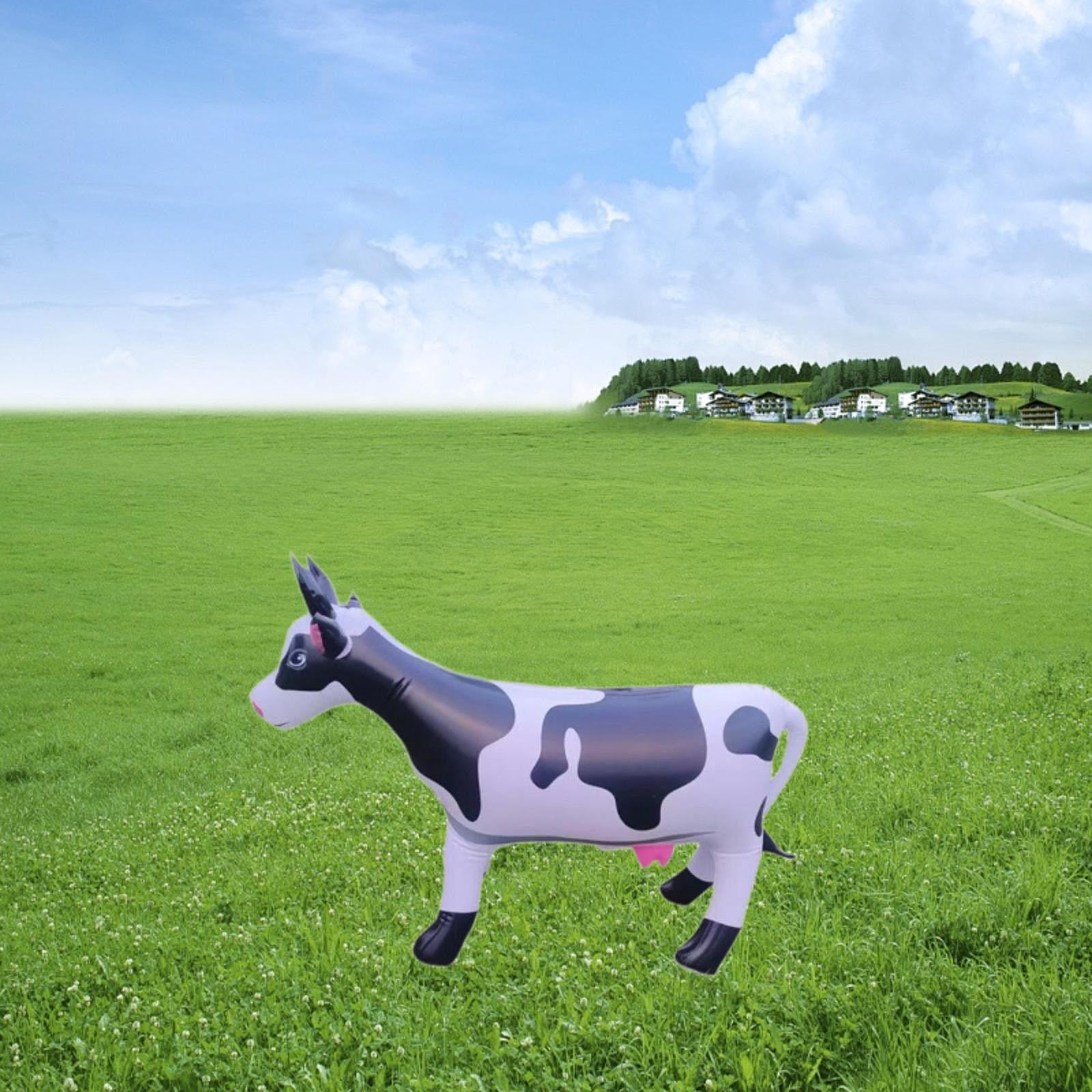 balikha Inflatable Animal Cow PVC Themes Parties for Summer Toy Beach ...
