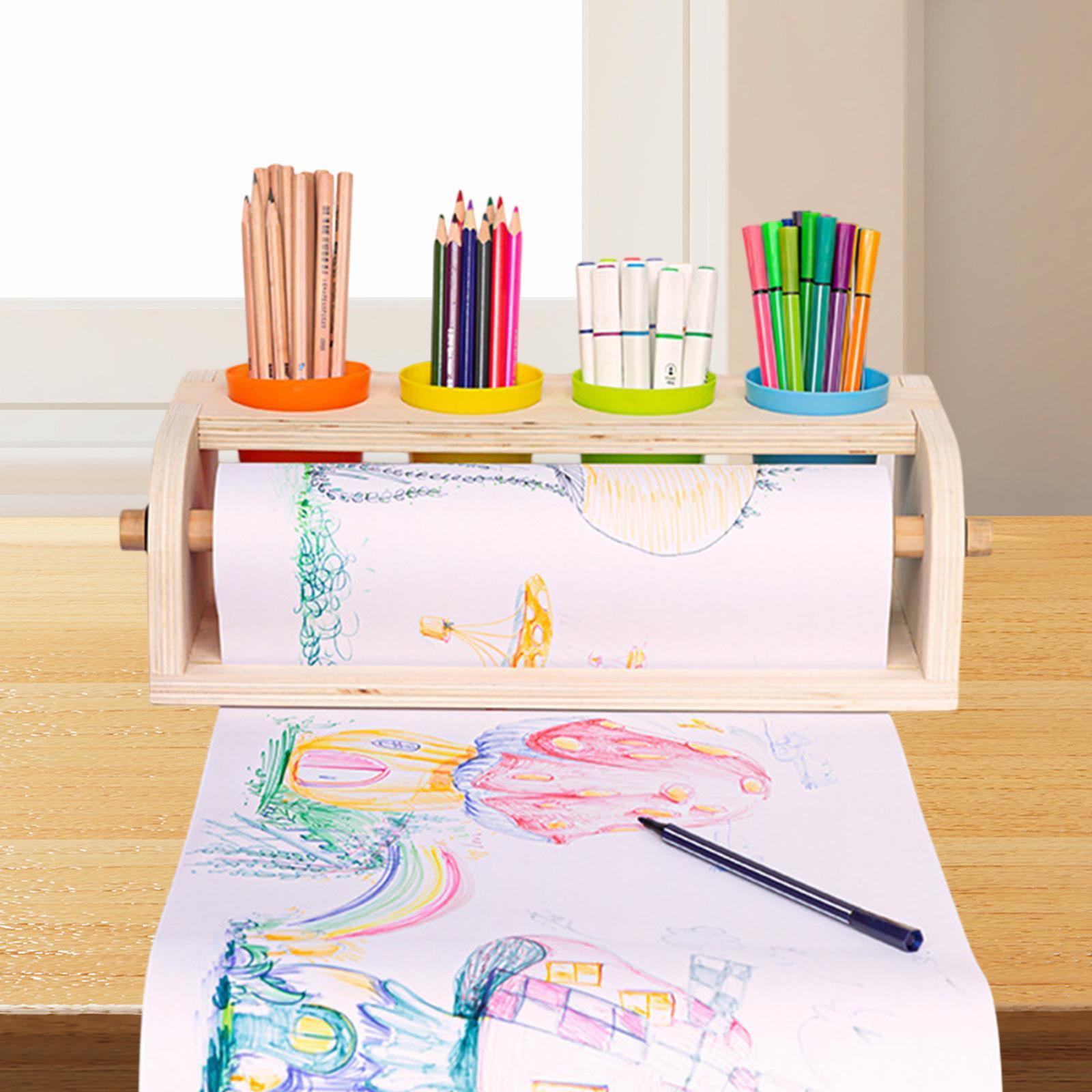 balikha Kids Painting Easel Outdoor Painting Reusable Paper Roll Easel ...