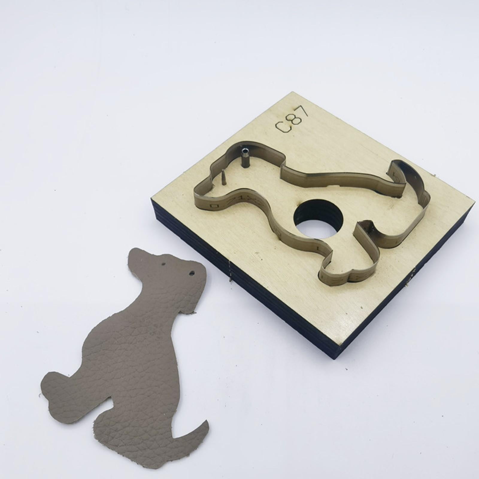 balikha Leather Cutting Die Dog Shape Punch Tool Leathercraft Simple to ...