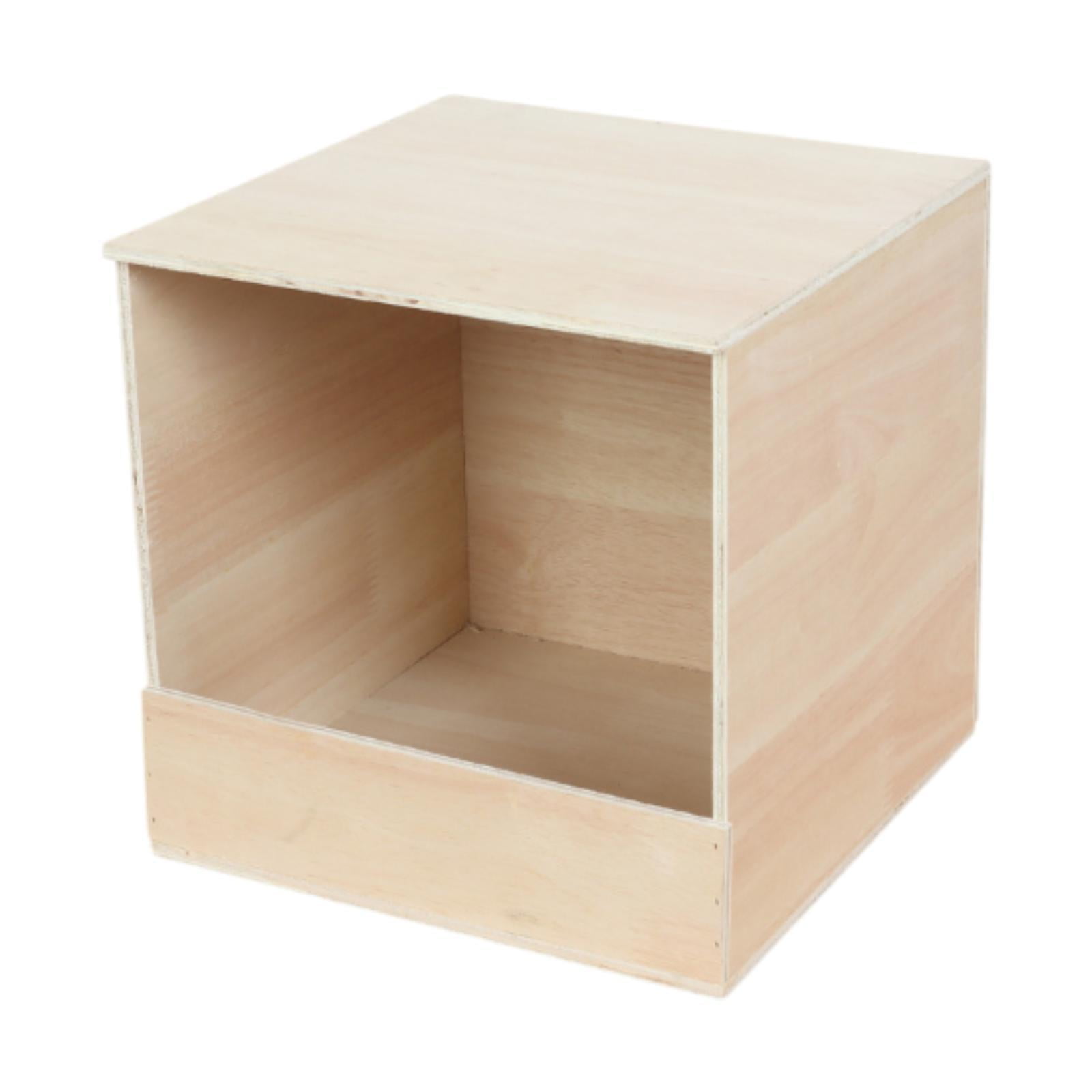 balikha Parakeet Breeding Box Housing Bird Feeder Birds Box Wooden ...