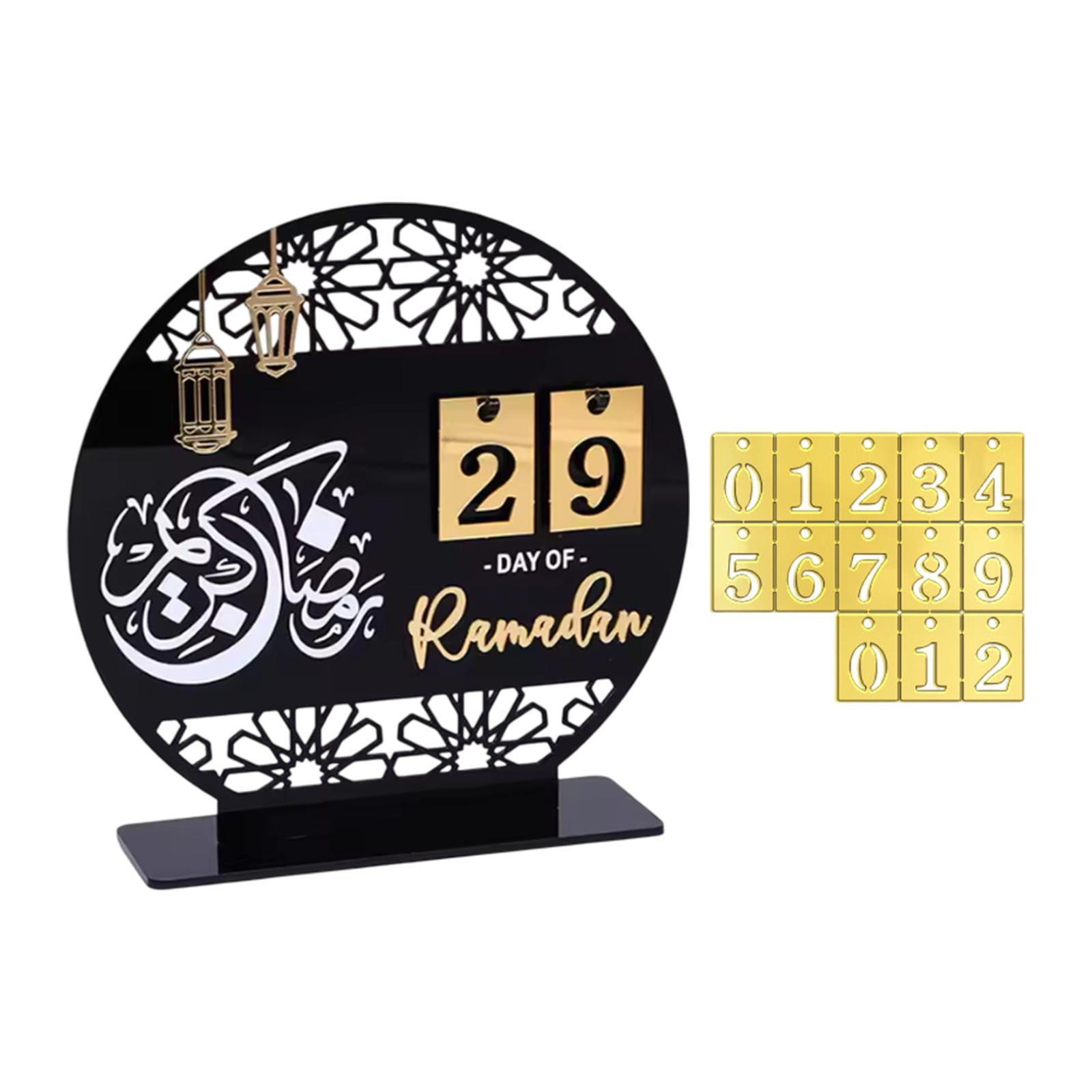balikha Ramadan Advent Calendar, Islamic Mosque Party Holiday Acrylic ...