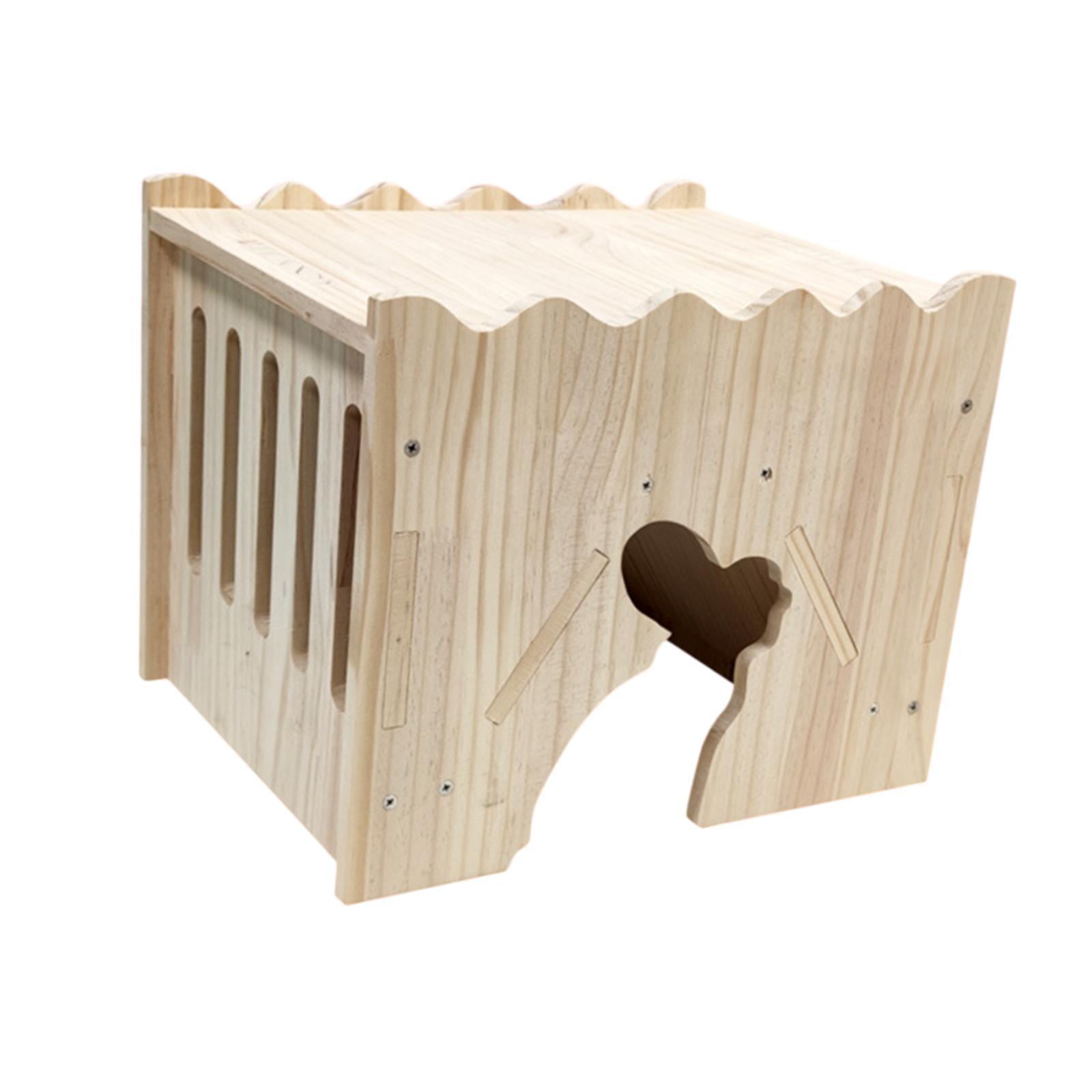 balikha Small Animal House Habitat, Small Animal Play Hideaway Hut ...