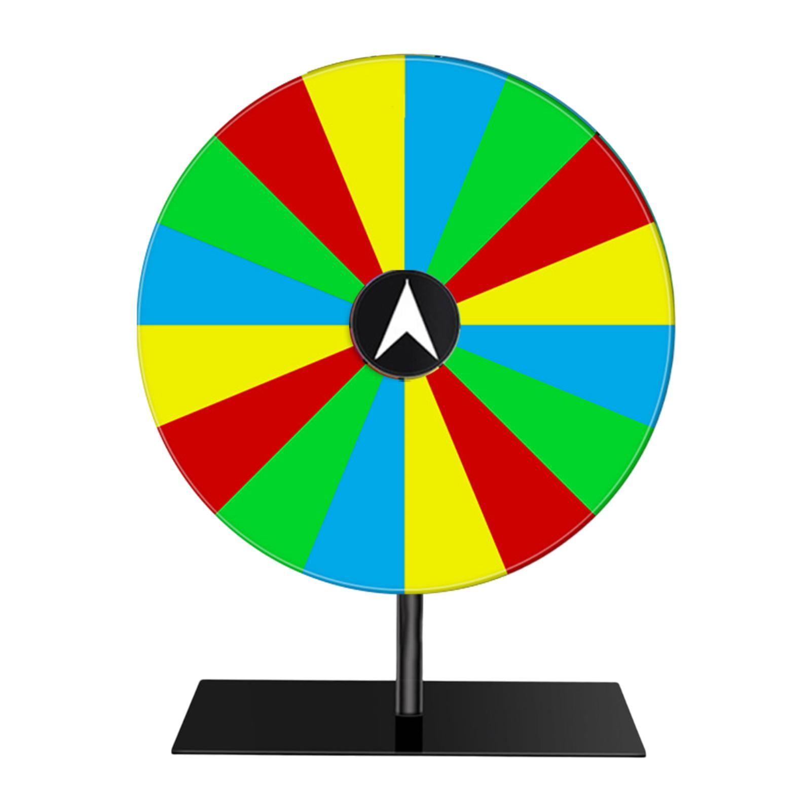 balikha Tabletop Roulette Wheel Prize Turntable Heavy Duty Base Fortune ...