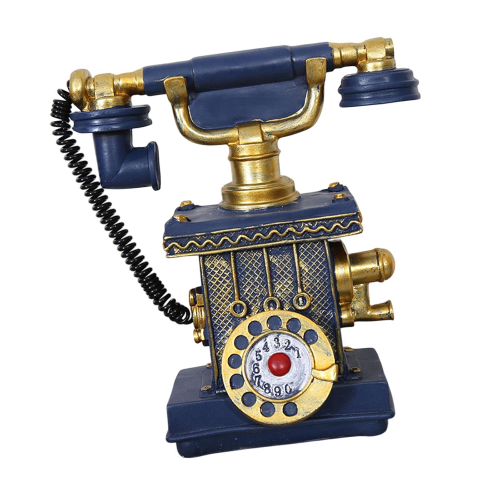 balikha Traditional Phone Statue Desktop Sculpture Desktop Bookshelf TV ...