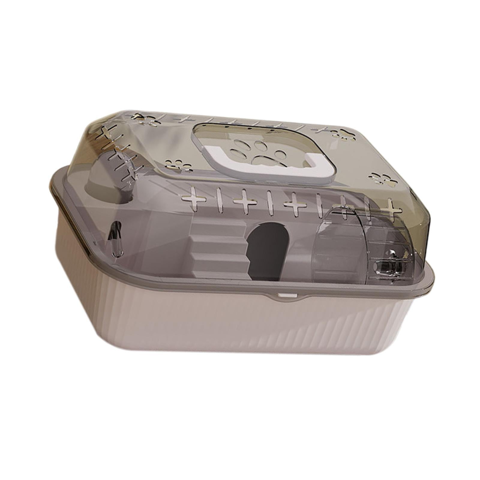 balikha Travel Transparent Hamster House Hamster Carry Case Cage ...