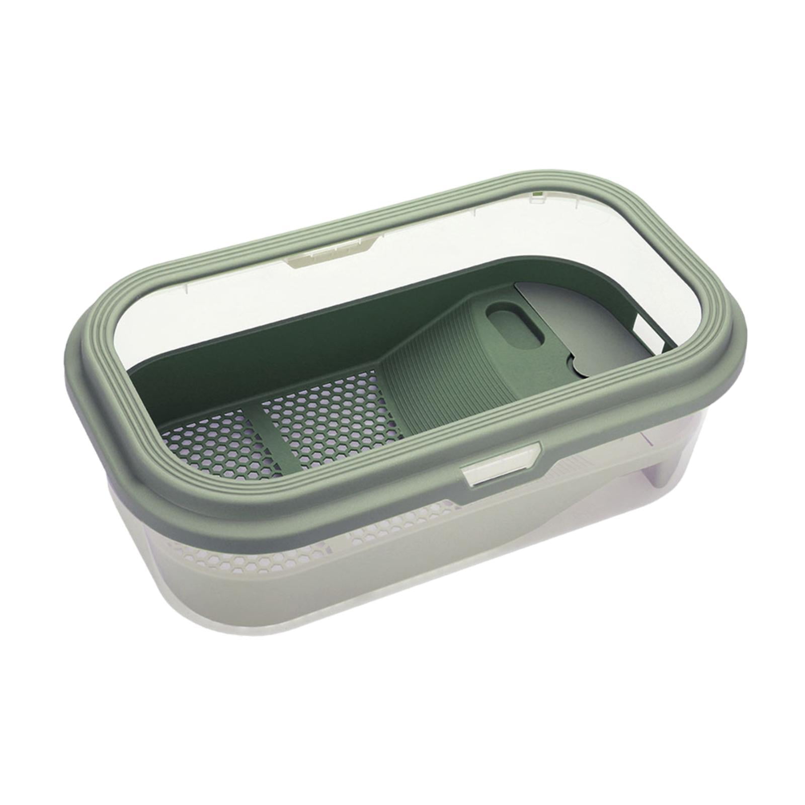 balikha Turtle Tank Detachable Indoor Container Habitat Reptile Tank ...