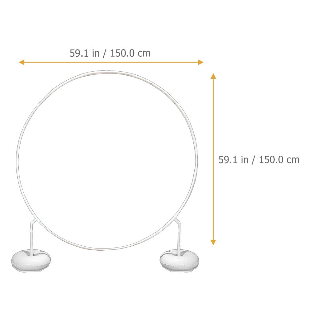 White Balloon Arch Kit with Water Fillable Base for Party Decorations ...