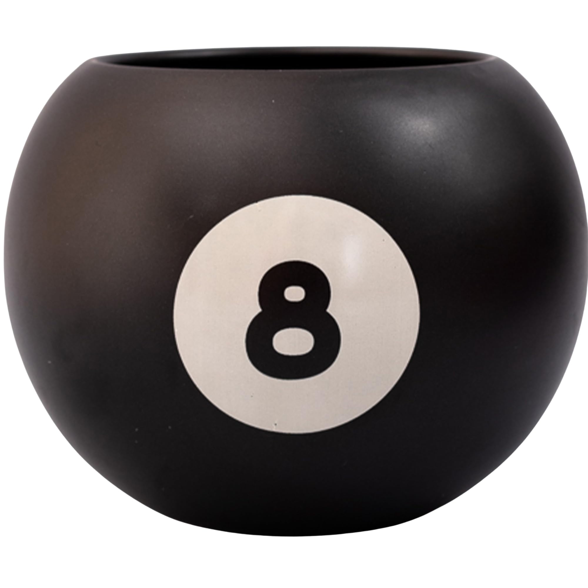 ban.do Novelty 8 Ball Flower Vase, Retro Ceramic Shelf Decor, Unique ...