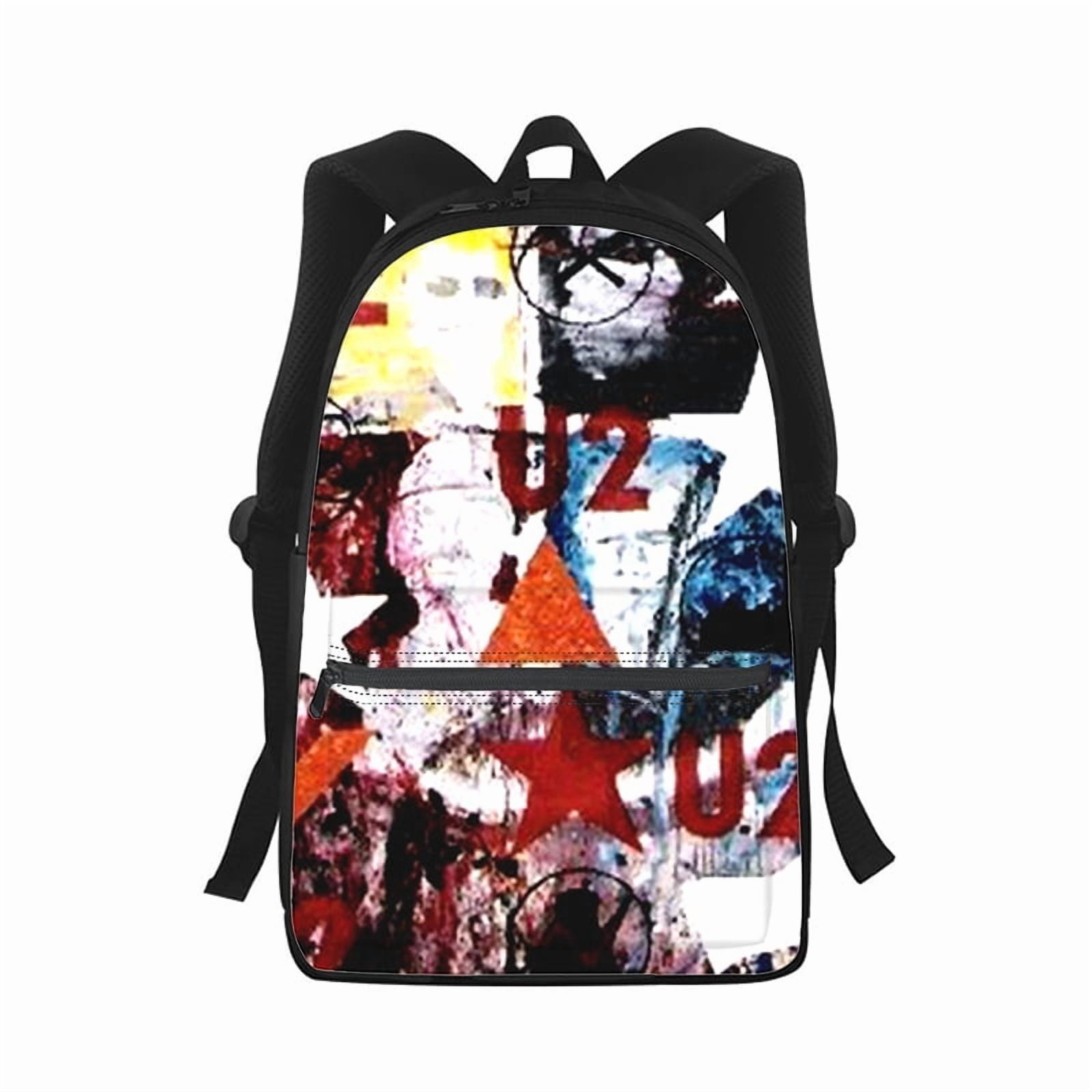 band Men Women Backpack 3D Print Fashion Student Bag Laptop Backpack s ...