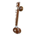 Banjira Light Standard Sitar with Double Toomba, Extra String Set ...