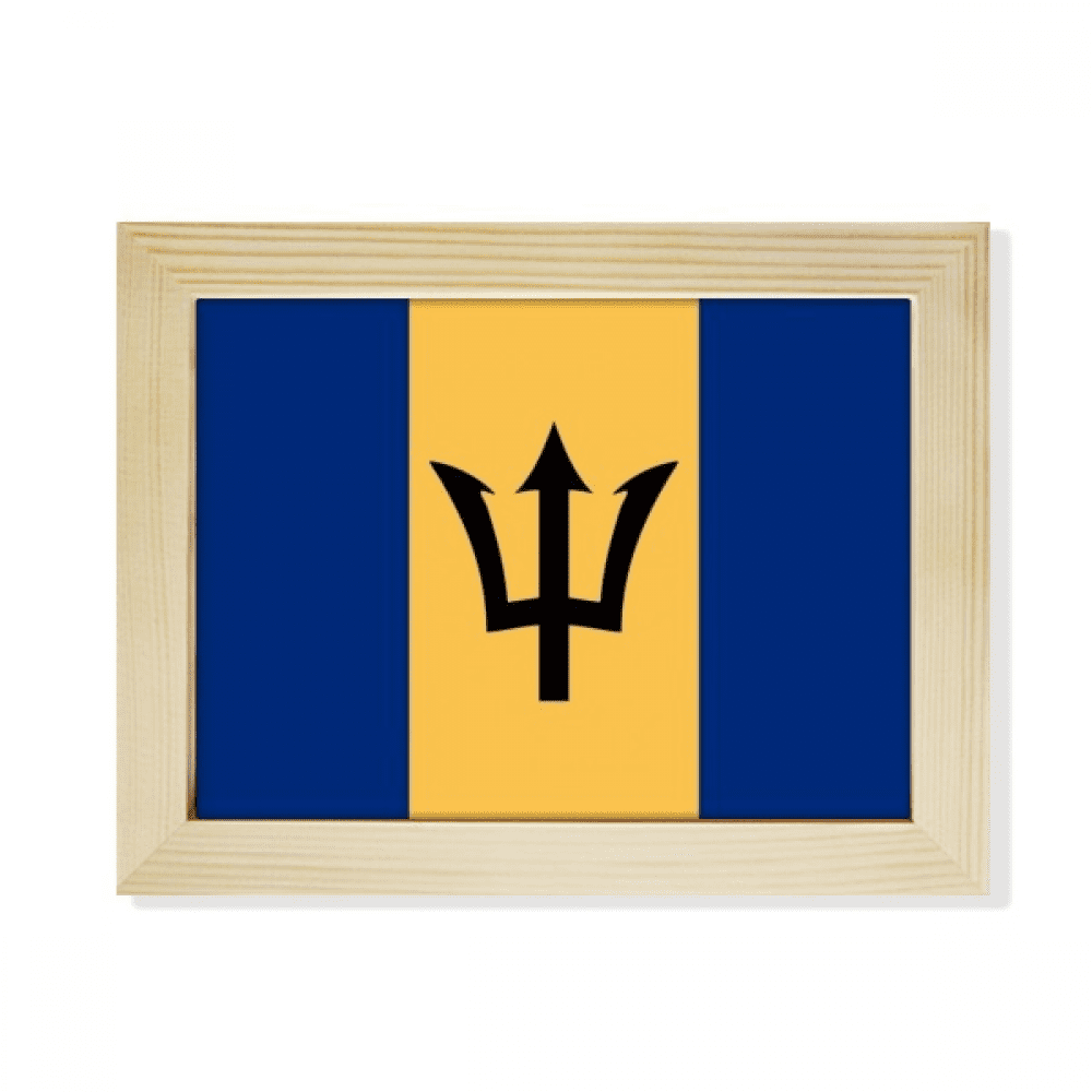 barbados national flag north amecountry desktop photo frame picture art ...
