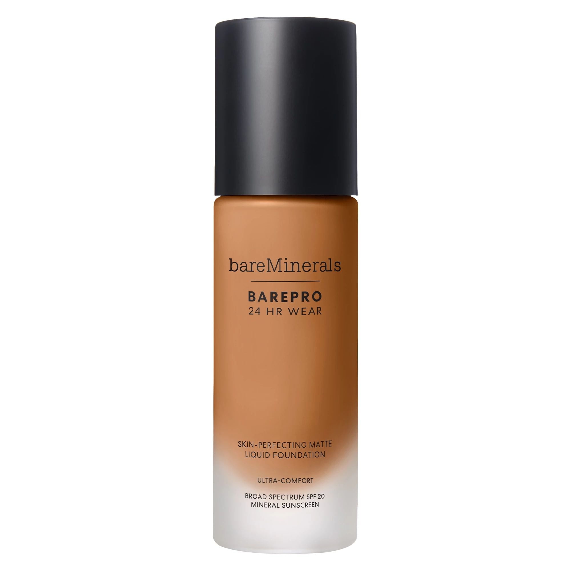 bareMinerals BAREPRO 24HR Wear Skin-Perfecting Matte Liquid Foundation Mineral SPF 20, Medium ...
