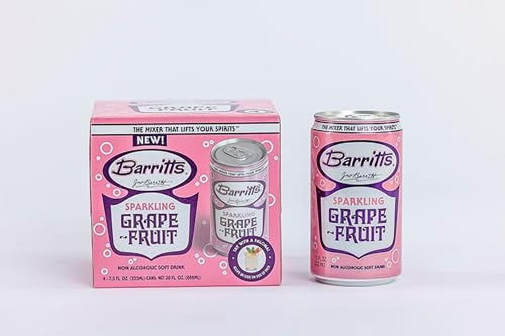 barritt's mixers - sparkling grapefruit soda, non-alcoholic soda ...