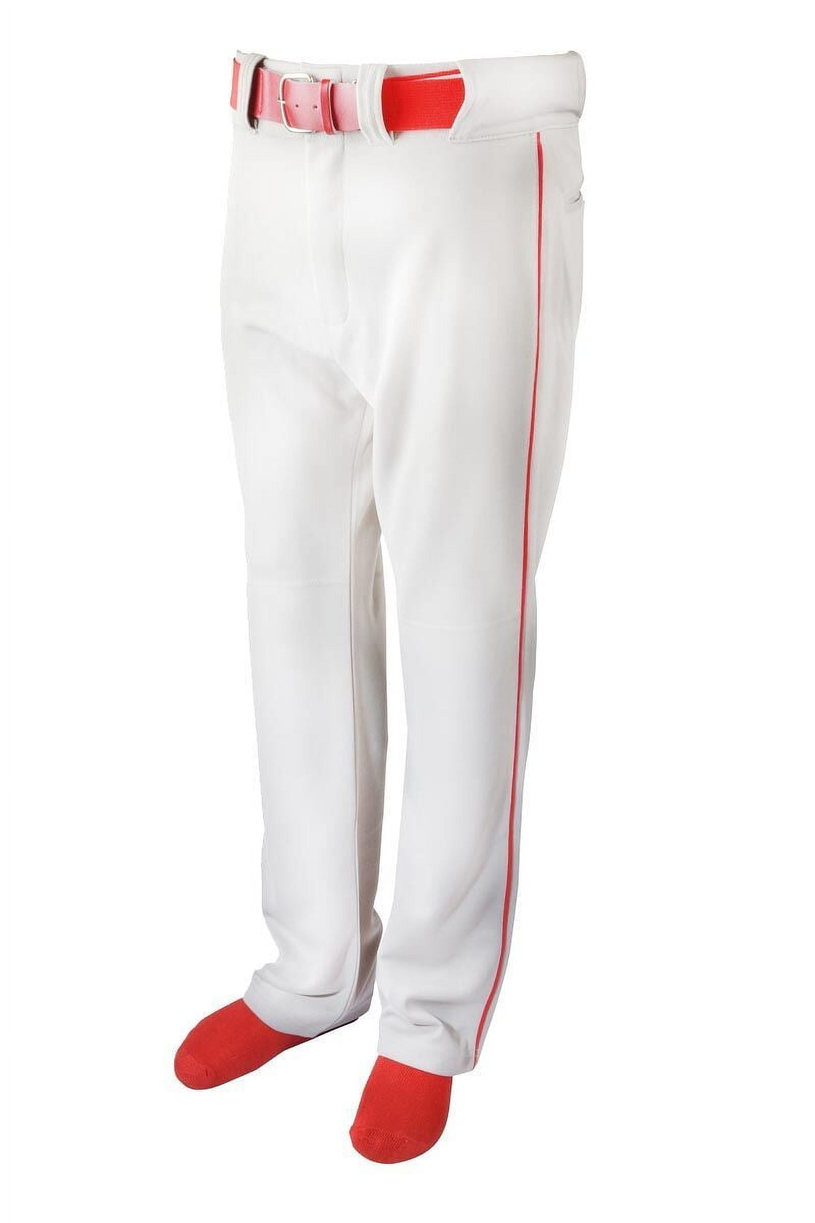 Martin Sports Adult Men's Full Length, Belt Loop Baseball Pants with ...
