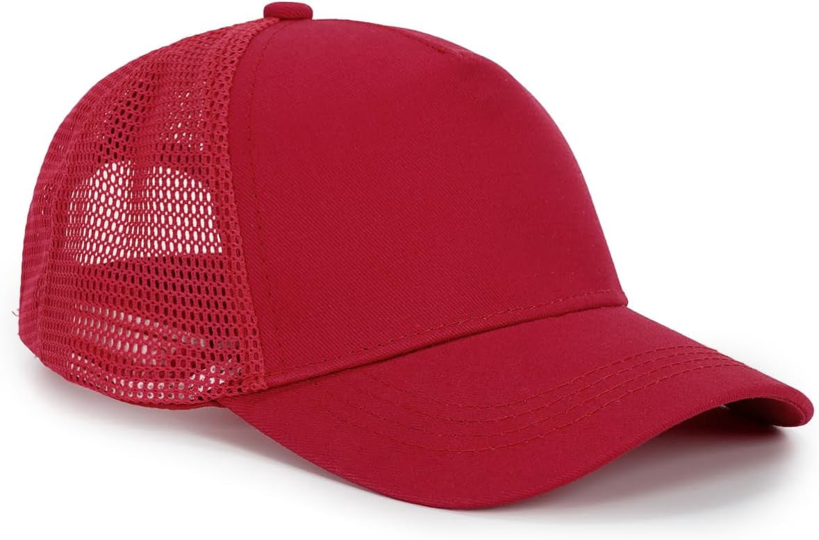 baseball cap for kids-adjustable washed cotton golf toddler hat for ...