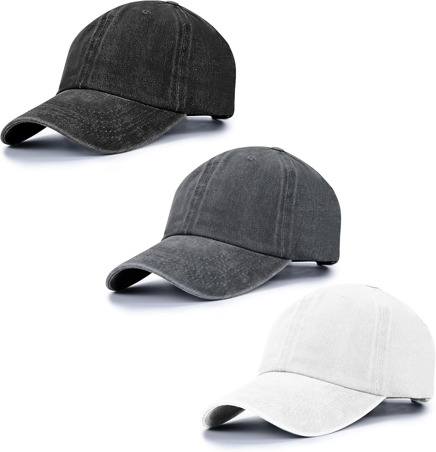 baseball cap unisex vintage washed distressed cap,retro adjustable dad ...