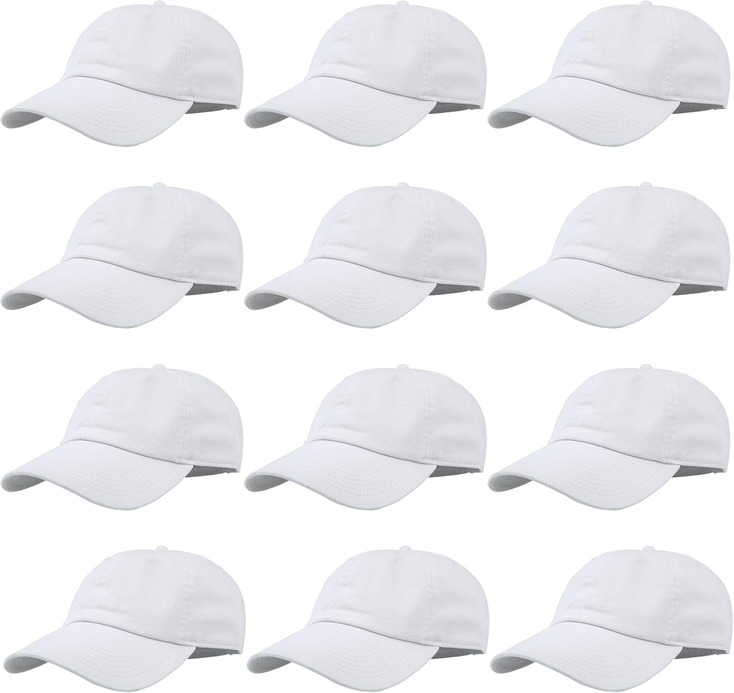 baseball caps hats 100% cotton plain blank adjustable size wholesale ...