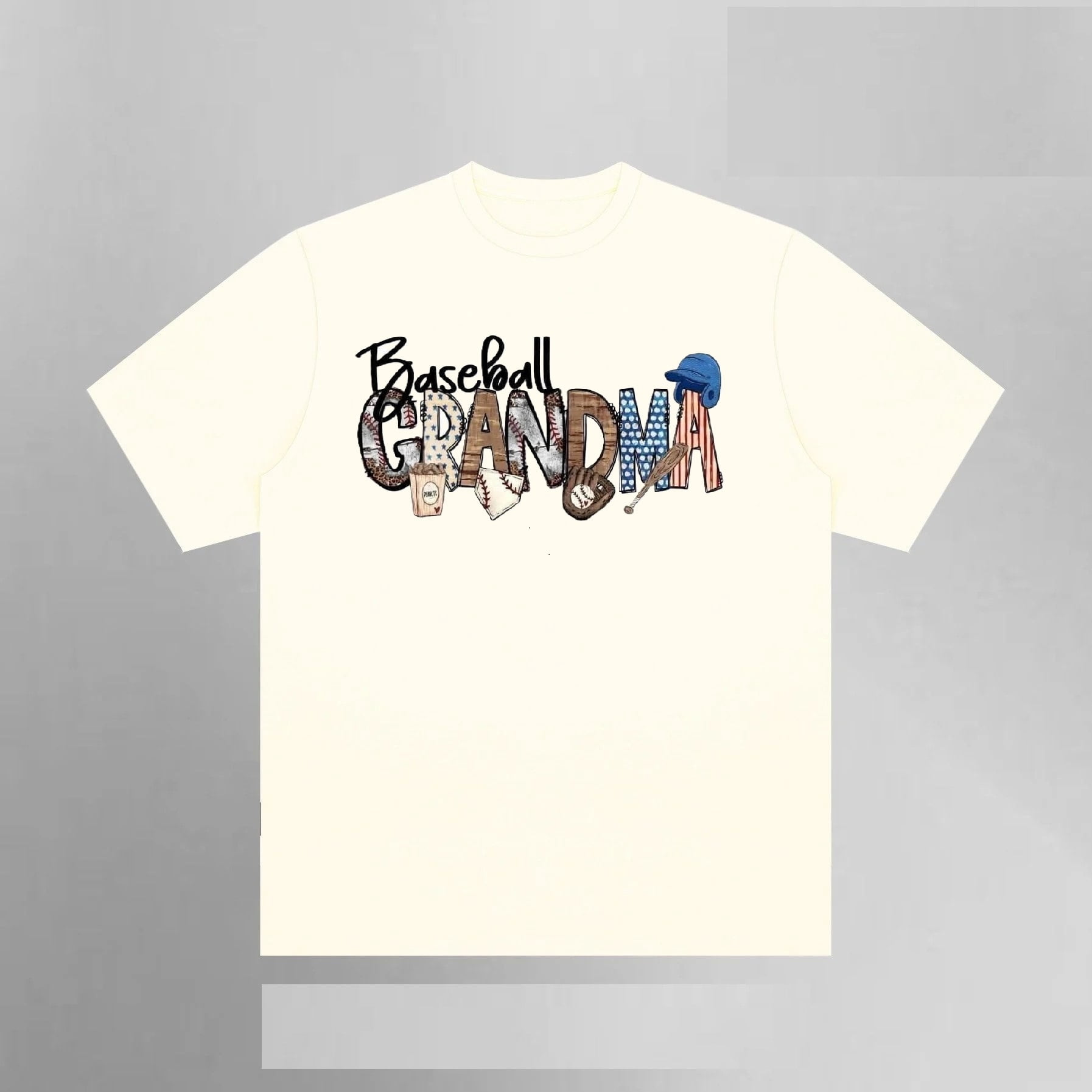 baseball grandma shirt vintage sporty fan design gift idea - Walmart.com