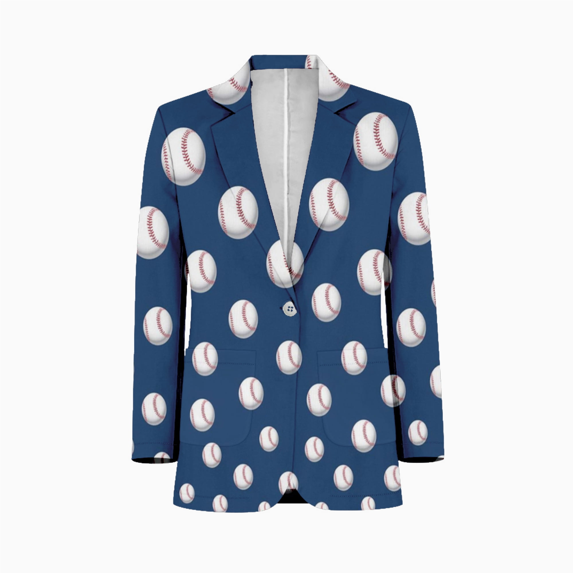baseball softball ball Men's Suit Blazer Casual Party Wear Slim Fit ...