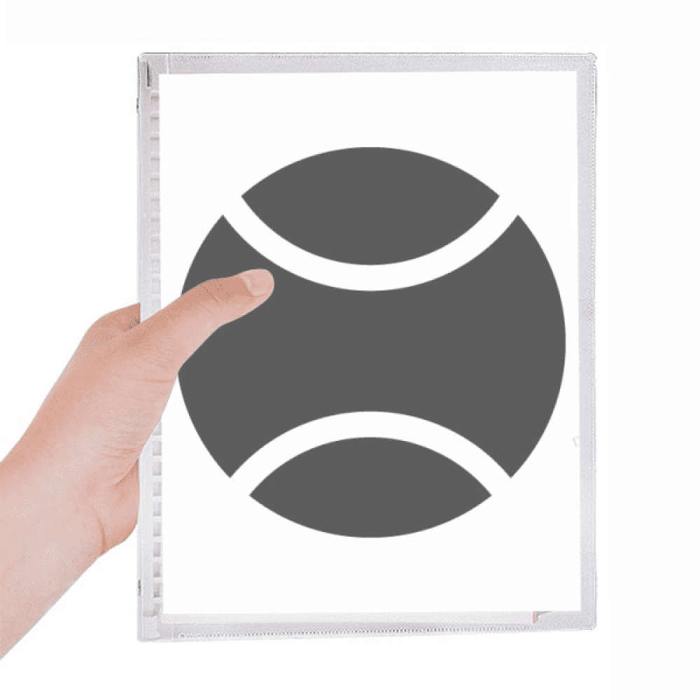 baseball sport simple geometry pattern notebook loose diary refillable ...