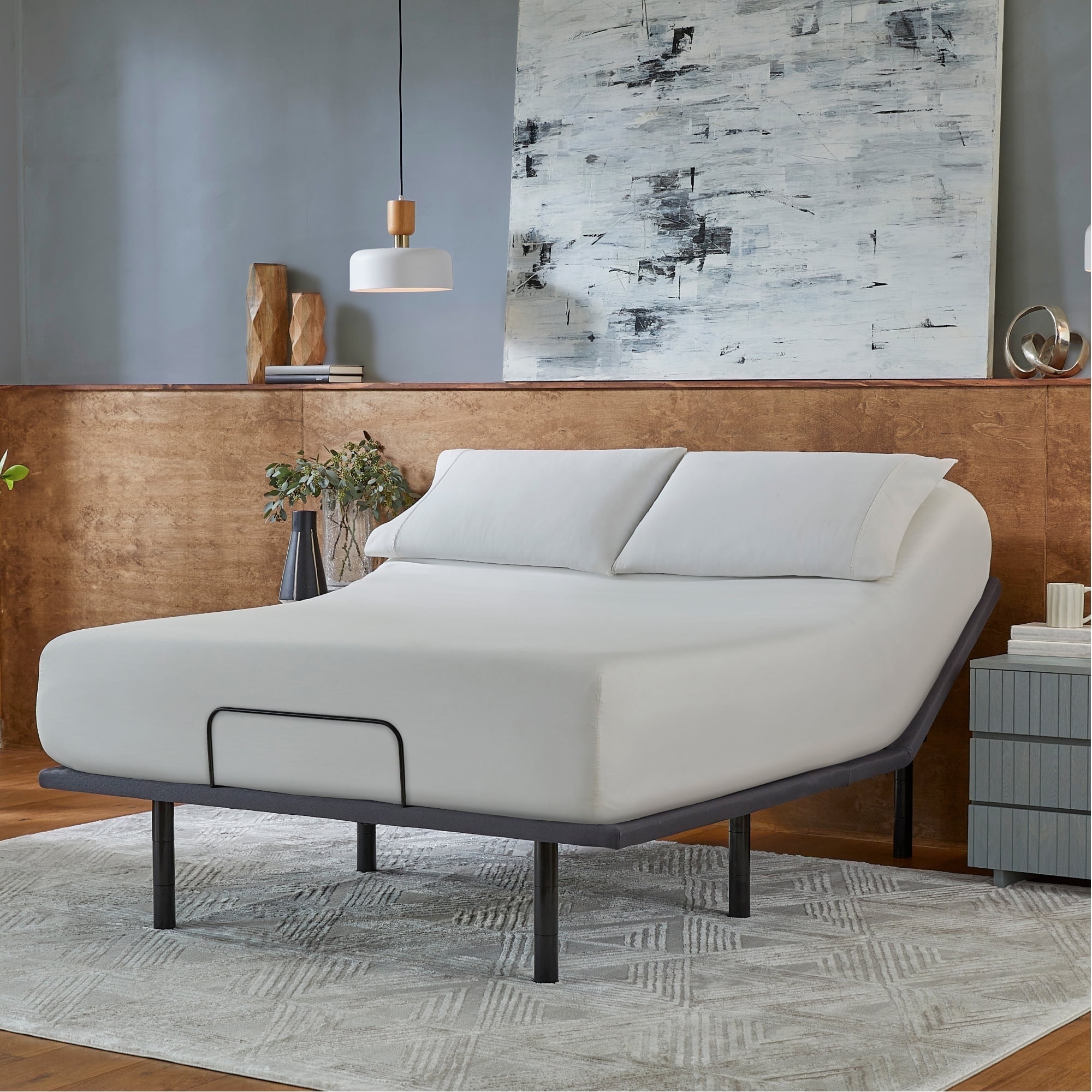 baselogic Silver Adjustable Base -Full - LCD Wireless Remote - Head and ...