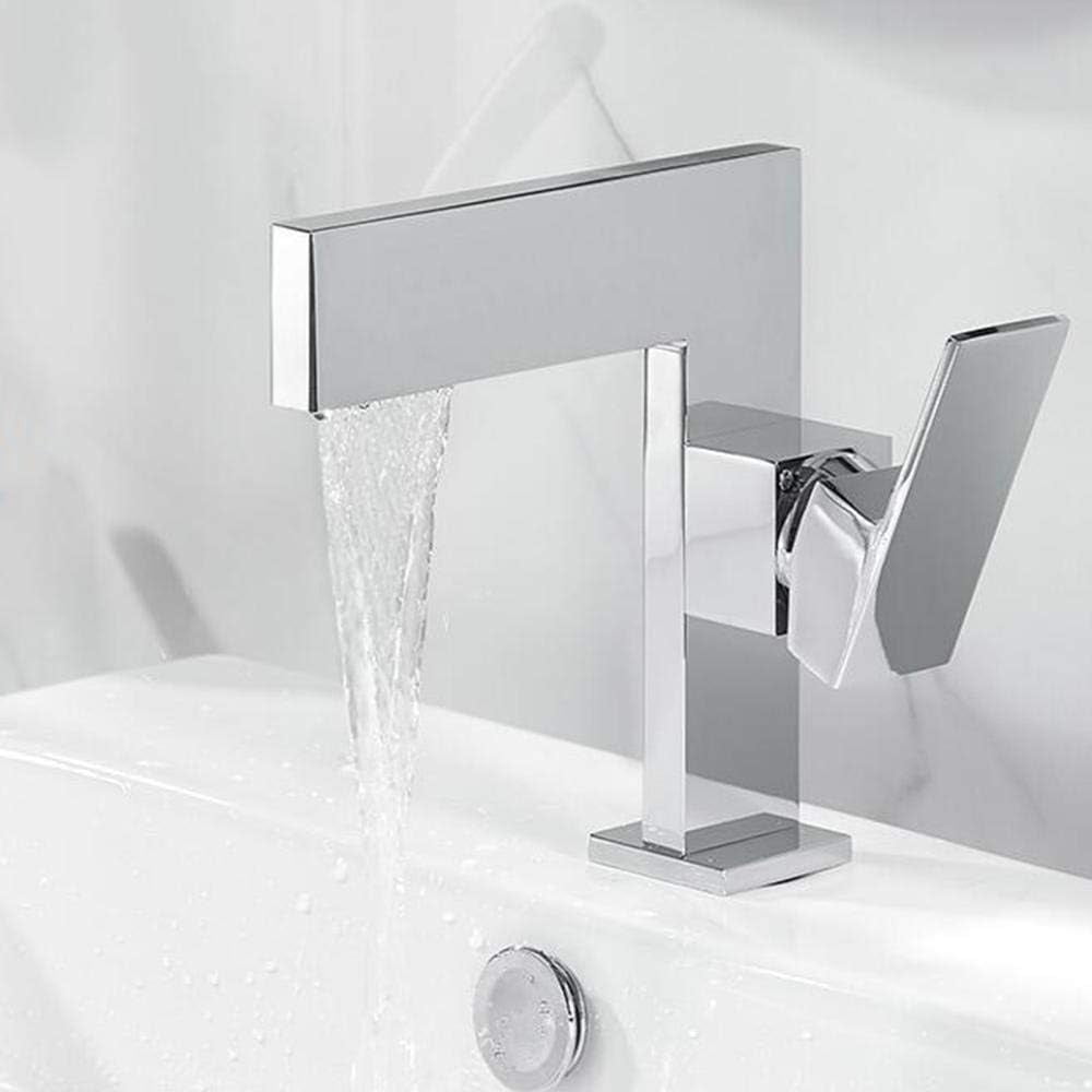 basin mixer tap waterfall bathroom sink taps Brass wash basin wash ...
