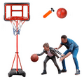 Kids Portable Basketball Hoop with Stand, Adjustable Height 4.82ft-8 ...