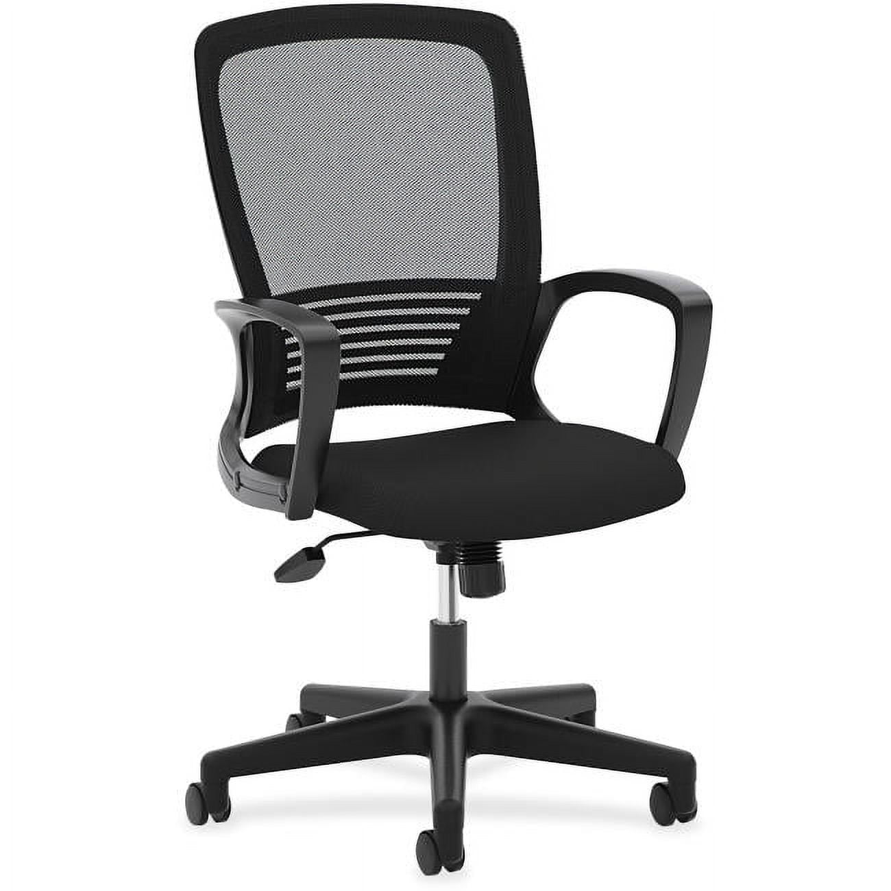 basyx VL525 Mesh High-Back Task Chair, Black - Walmart.com