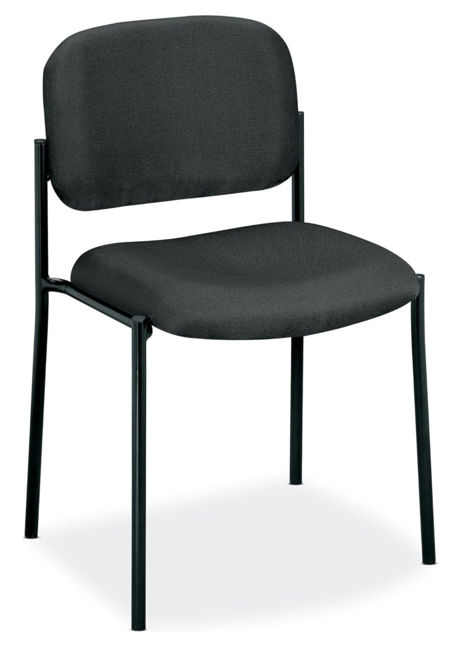 basyx by HVL606 Stacking Guest Chair | Charcoal Fabric - Walmart.com