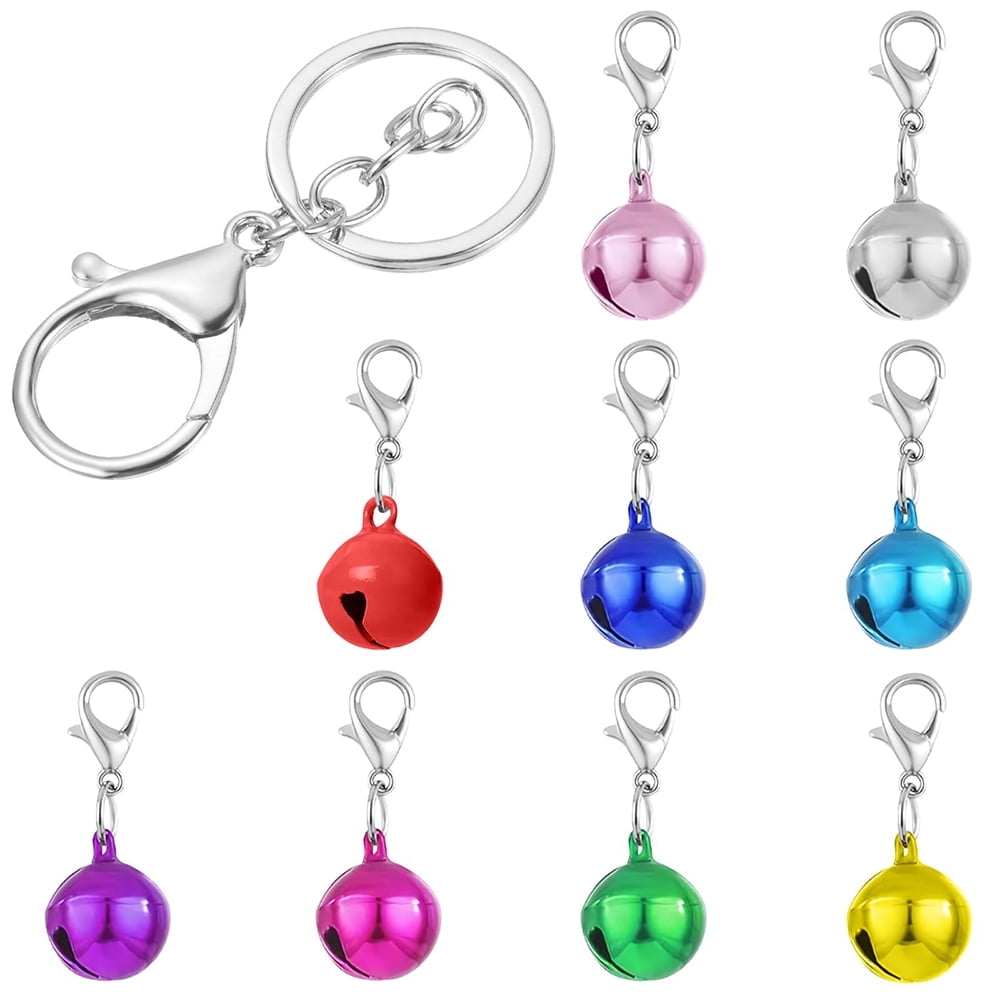 bathprove Cat Collar Bell Pet Bells for Cat Dog Collar, 9 Pack Small ...