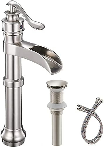 bathroom faucet brushed nickel vessel sink bowl faucet bath vanity ...