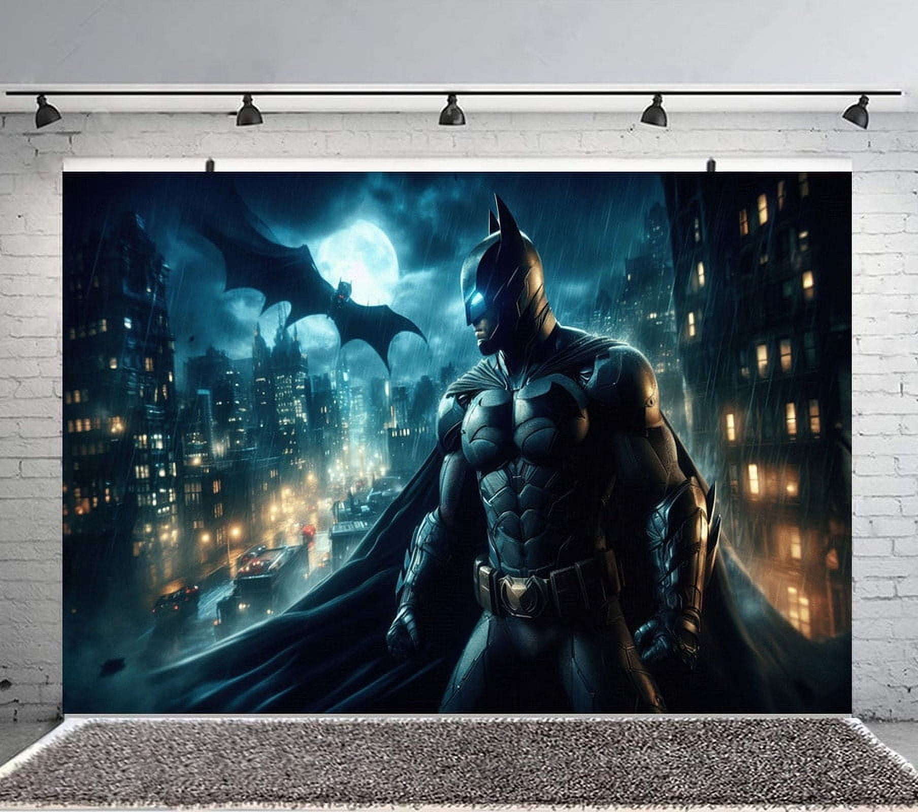 batman Backdrop Banner Party Supplies Poster Movie Theme Background for ...